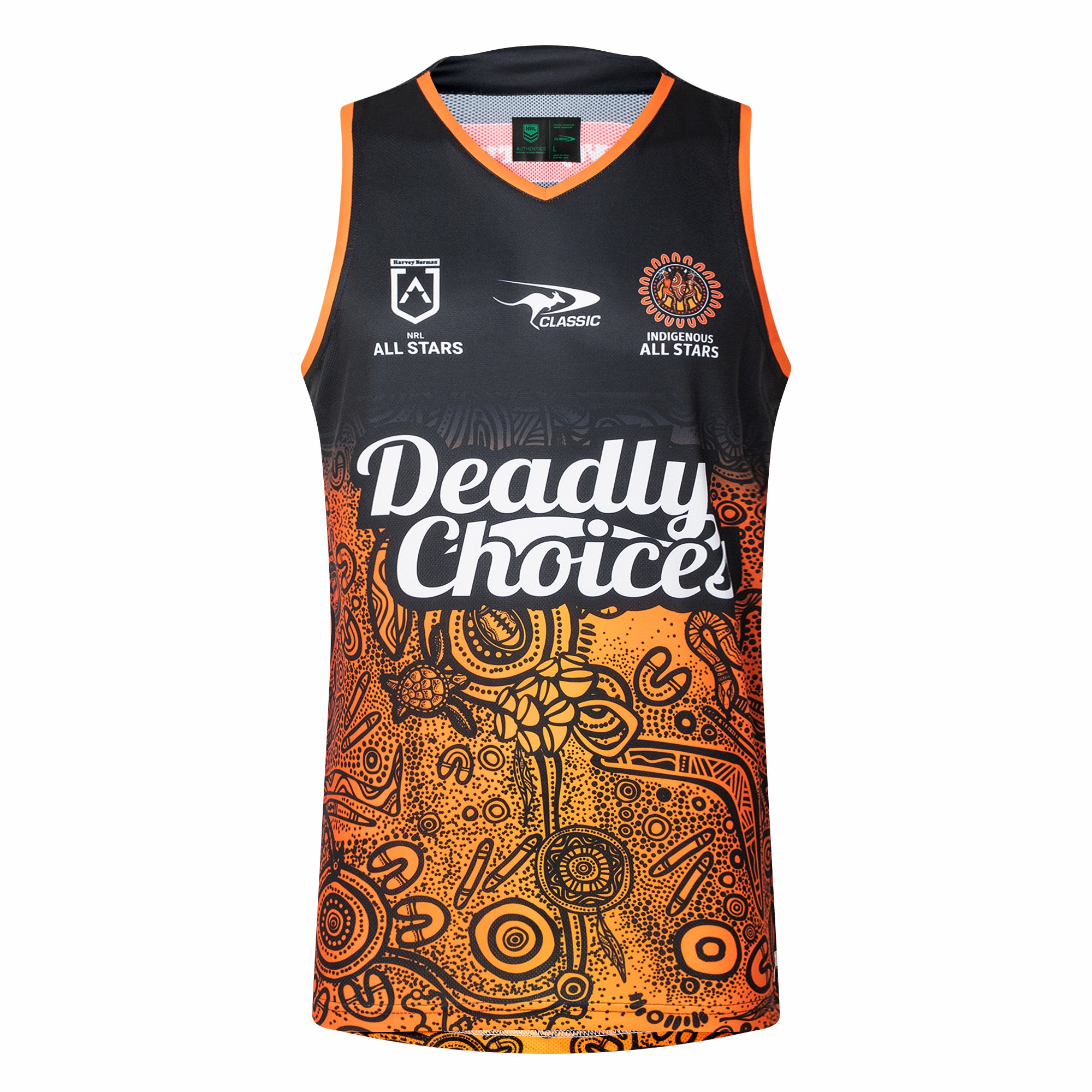 NRL Indigenous 2025 All Stars Training Singlet - RUGBY M-STORE