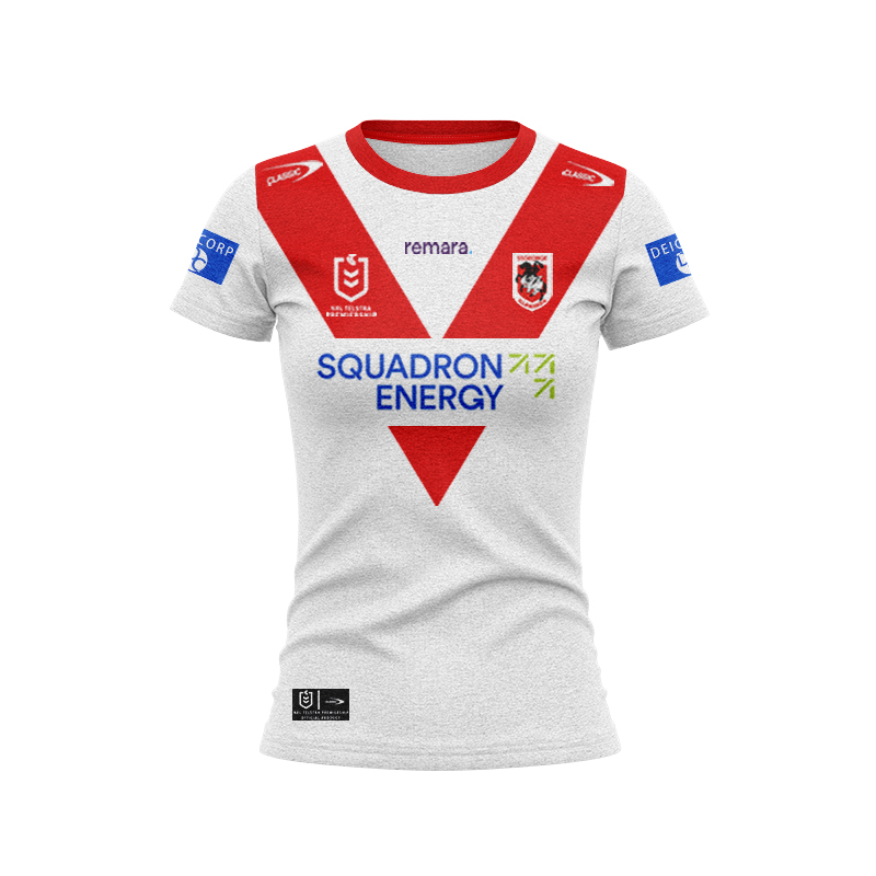 Women's NRL St George Illawarra Dragons 2025 Home Jersey - RUGBY M-STORE