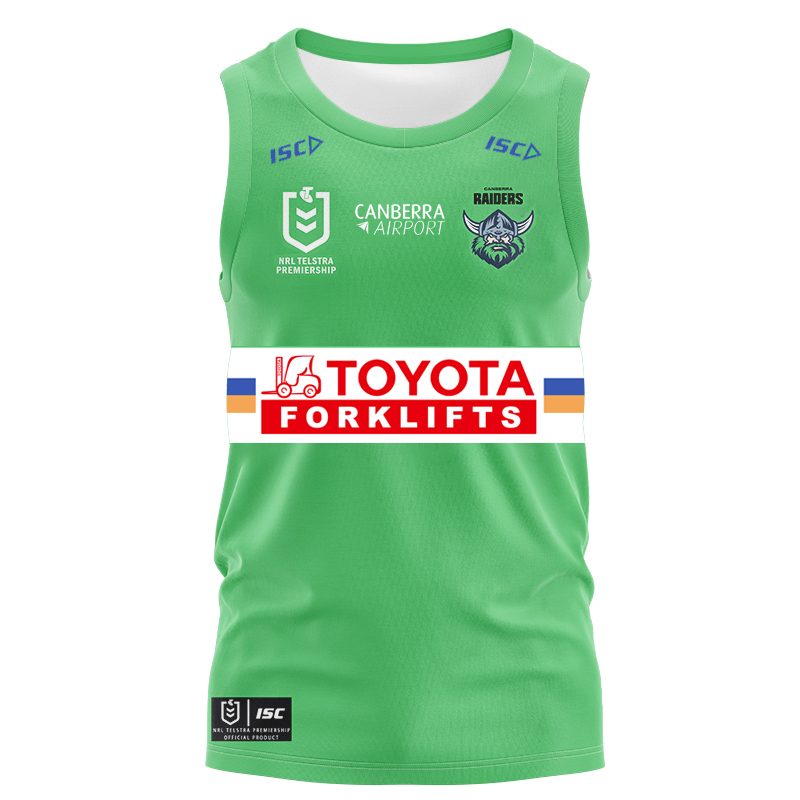 NRL Canberra Raiders 2025 Home Singlet - RUGBY M-STORE