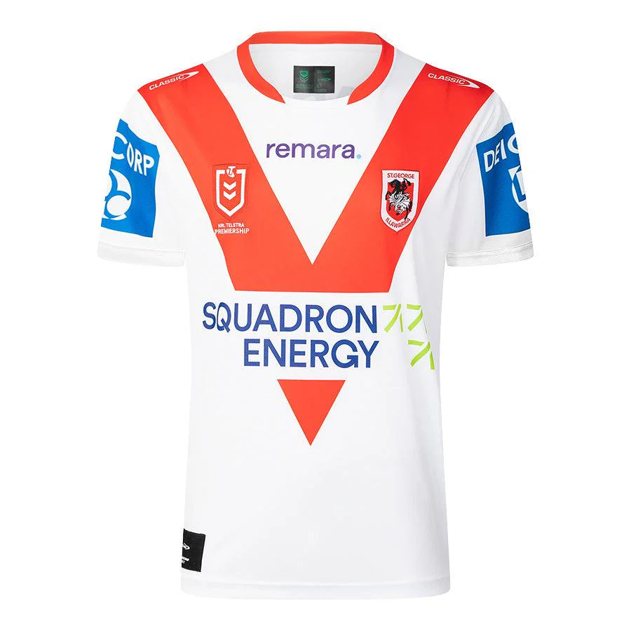 NRL St George Illawarra Dragons 2025 Home Jersey - RUGBY M-STORE